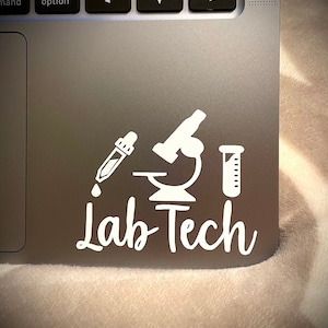 Lab Tech Decal - Etsy