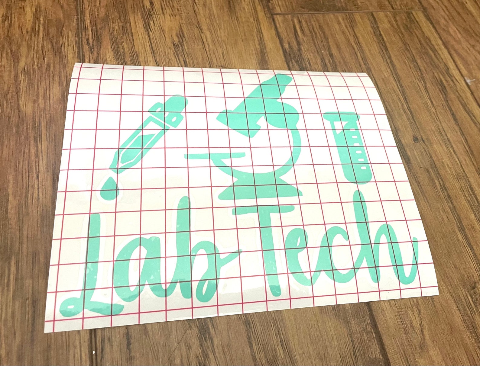 Lab Tech Decal - Etsy