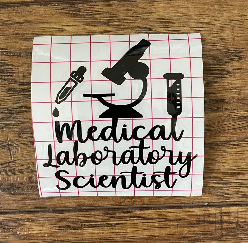 Lab Tech Decal - Etsy
