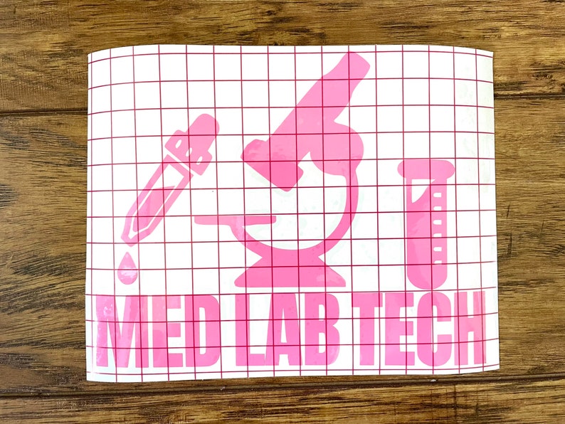 Lab Tech Decal - Etsy