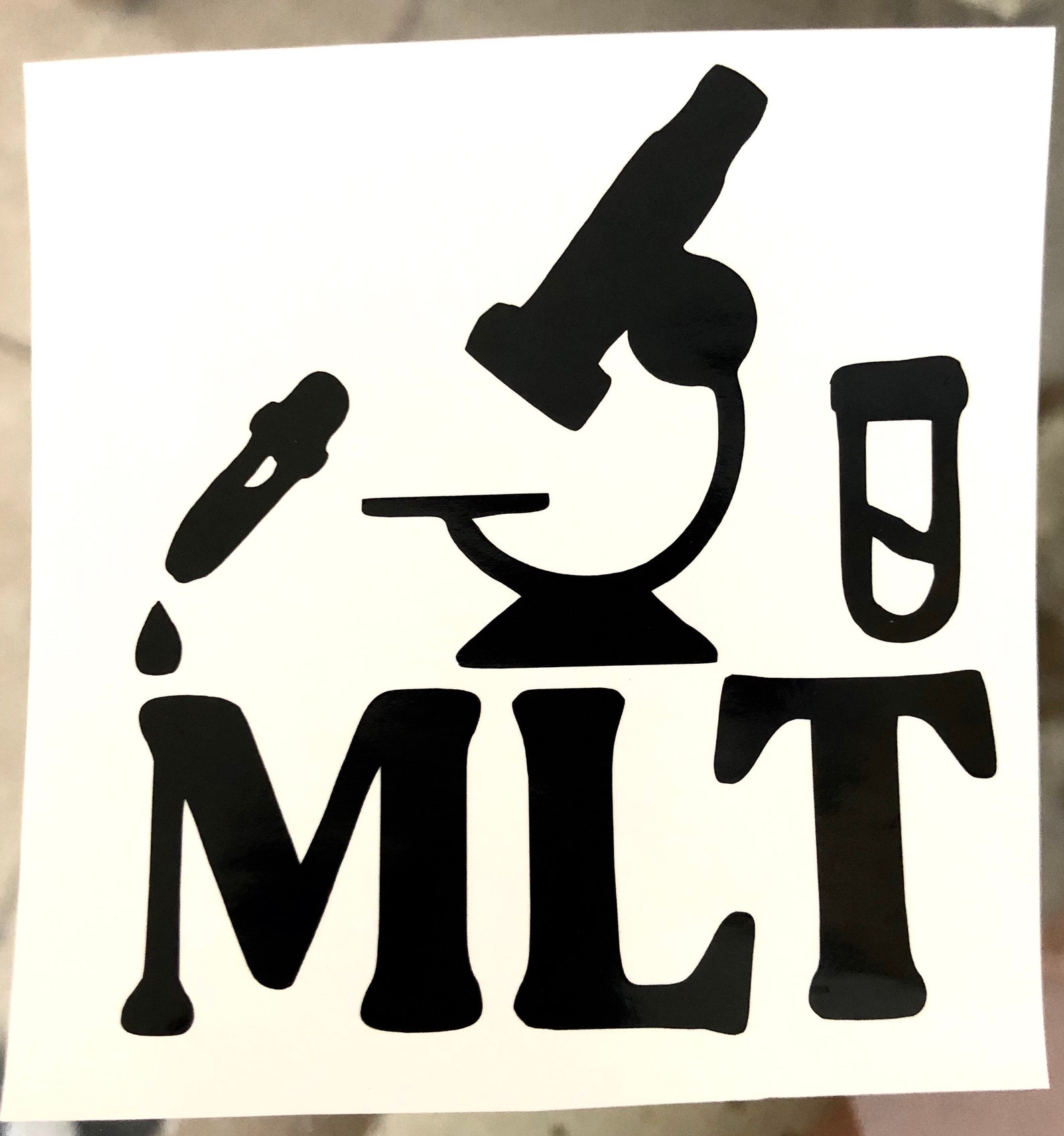 Lab Tech Decal | Etsy