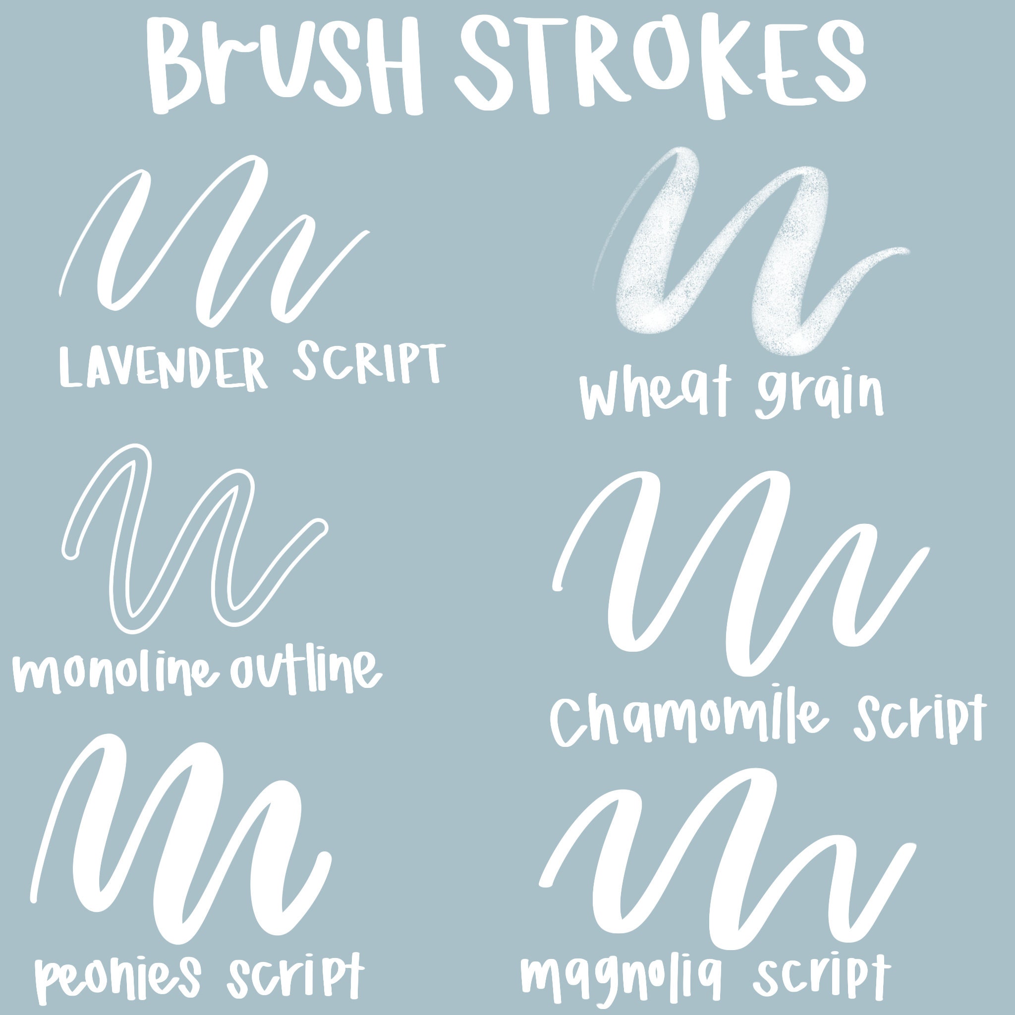 Procreate Lettering Brushes 6 Brushes Included Free | Etsy