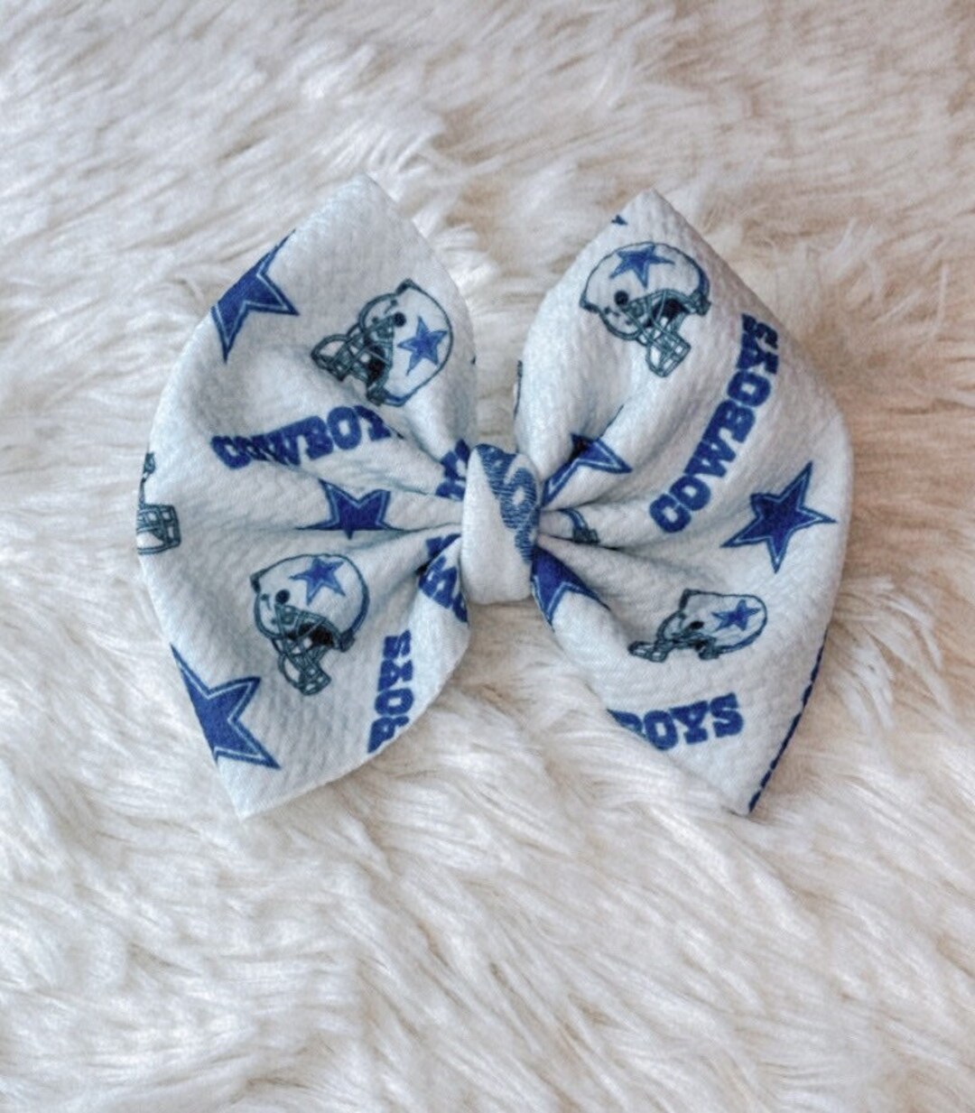 Cowboys Bow NFL Bow Cowboys Team Babylovexobowtique - Etsy