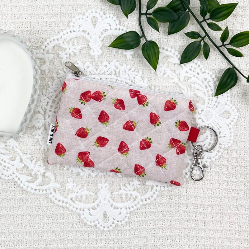 Strawberry Wallet - Etsy