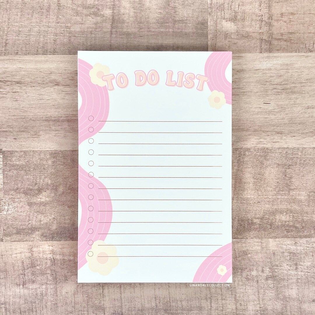 Retro to Do List Handmade Notepad, Tear Away Notepad, Stationery, Memo ...