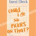 Preppy Guest Check Poster Set of 8 - Etsy
