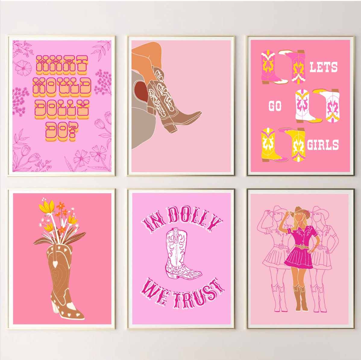 Dolly Parton Poster Set - Etsy