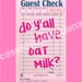 Preppy Guest Check Poster Set of 8 - Etsy