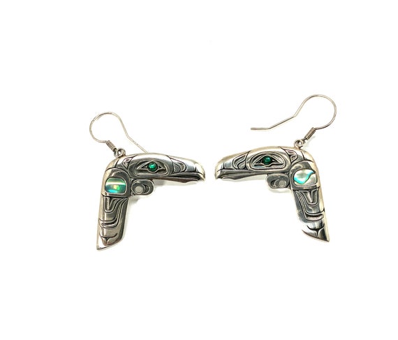Eagle Pacific Northwest Native American Dangle Earrin… - Gem