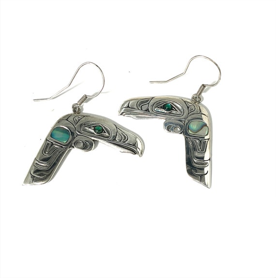Eagle Pacific Northwest Native American Dangle Earrin… - Gem