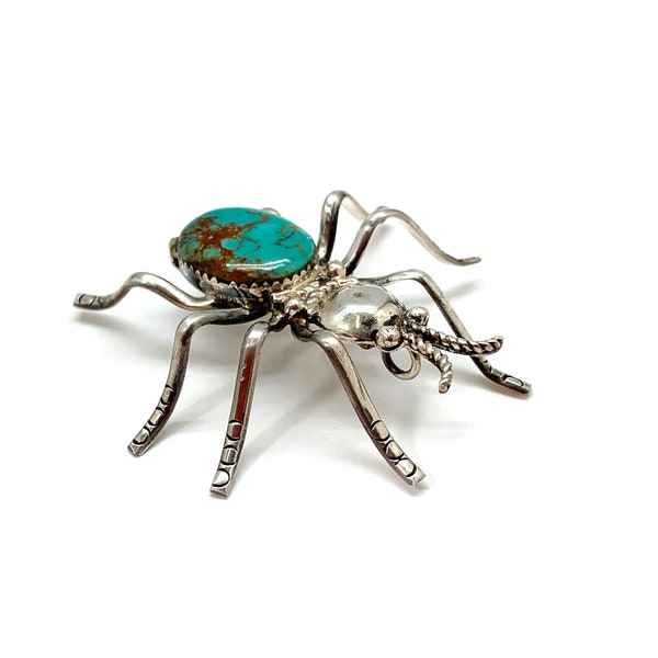 Turquoise Spider - Etsy