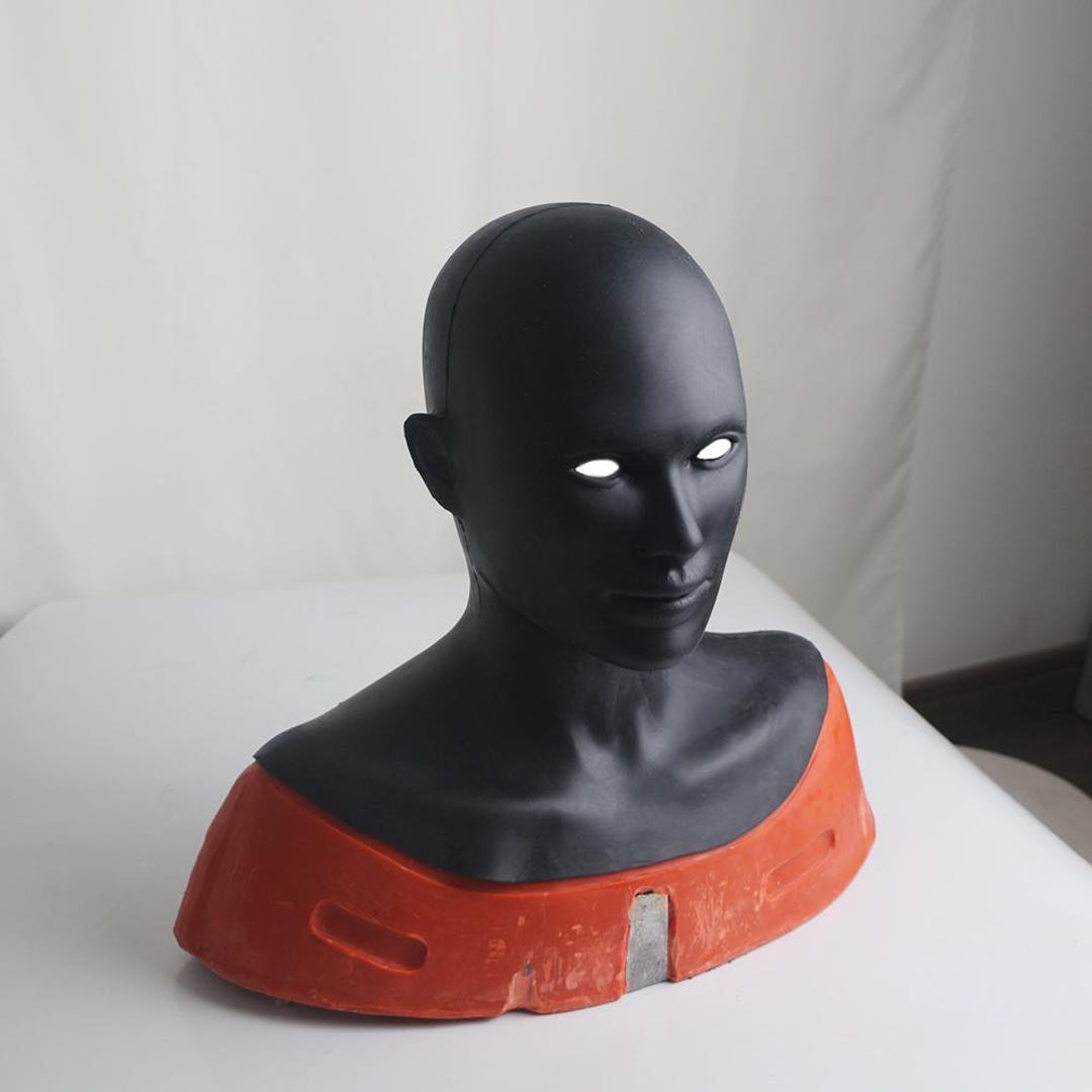 A Handmade Beatrice Silicone Black Mask for Crossdressing Cosplay Use ...