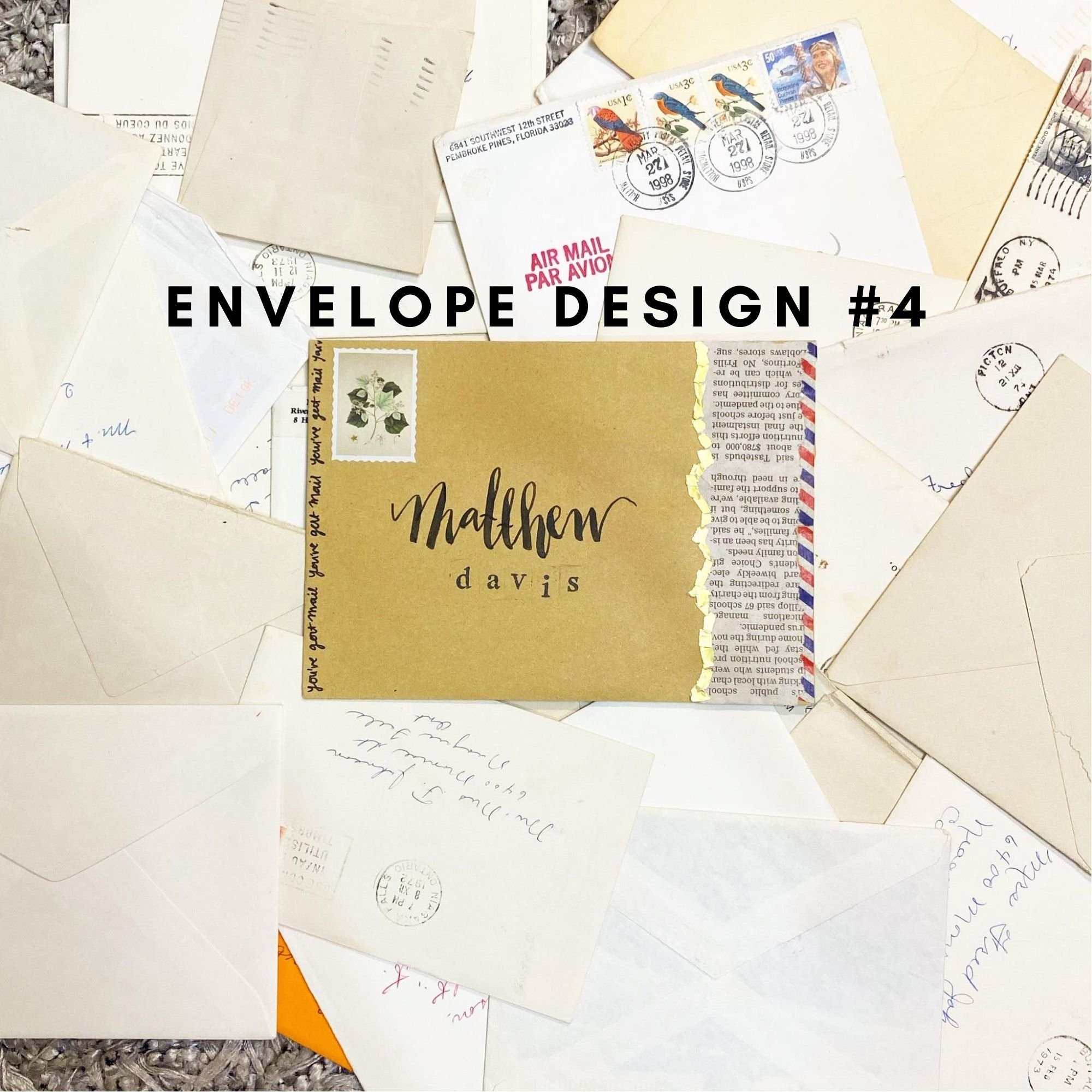 Customized Love Letter Vintage Letters For Anniversary, Valentines Day