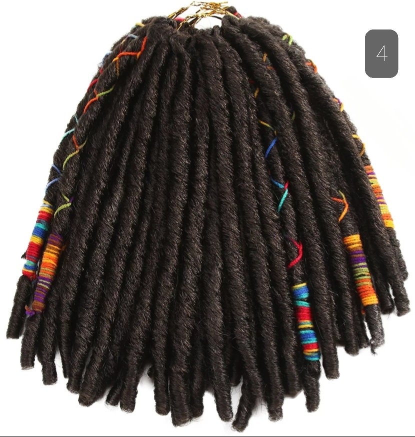 Dreadlocks Faux Locs Crochet Hair Braiding Hair Extensions | Etsy