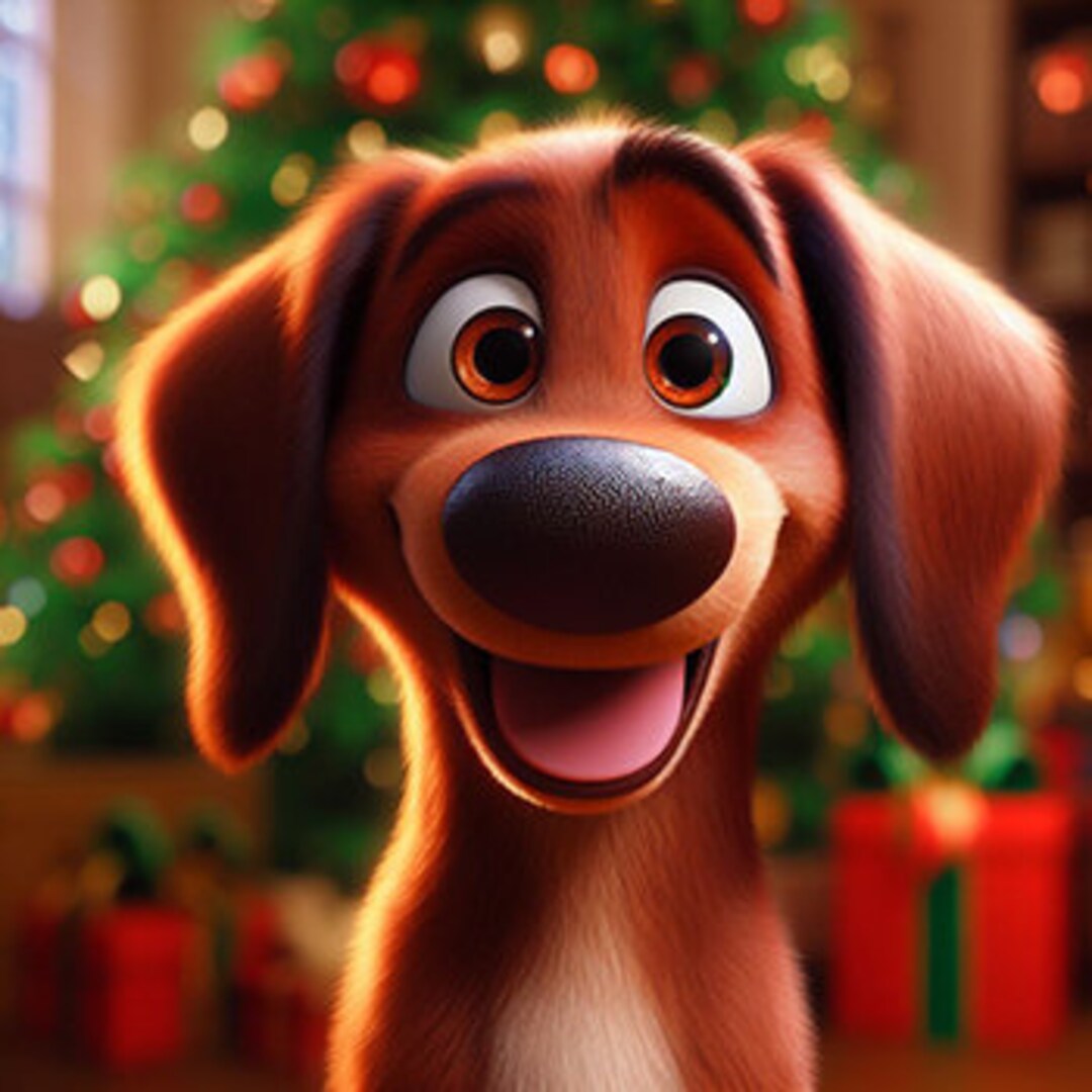 Custom Animation Style Holiday Pet Photos - Etsy