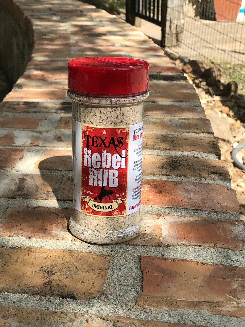 New Larger 12 Oz. Size Texas Rebel Rub - Etsy