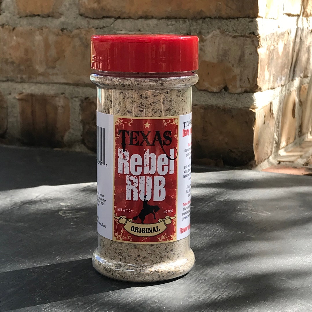 New Larger 12 Oz. Size Texas Rebel Rub - Etsy