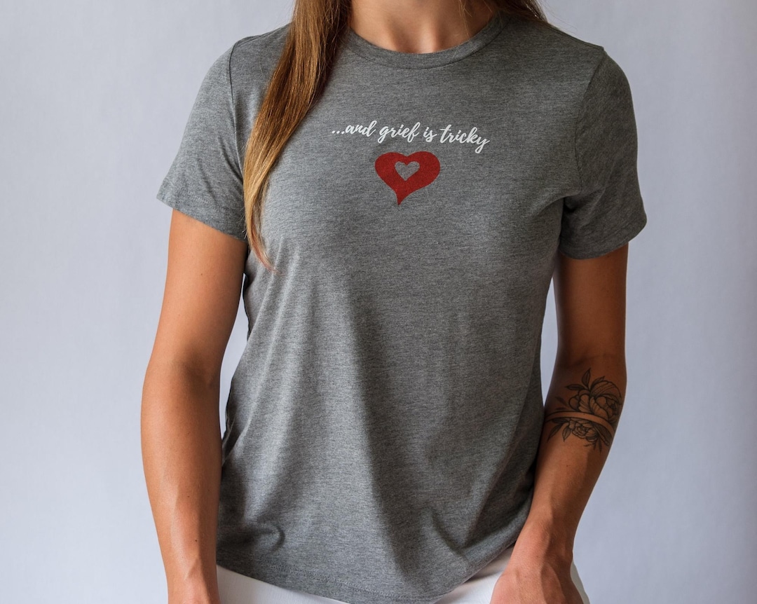 Memorial Gift T-shirt: Grief & Loss Heart Design - Etsy