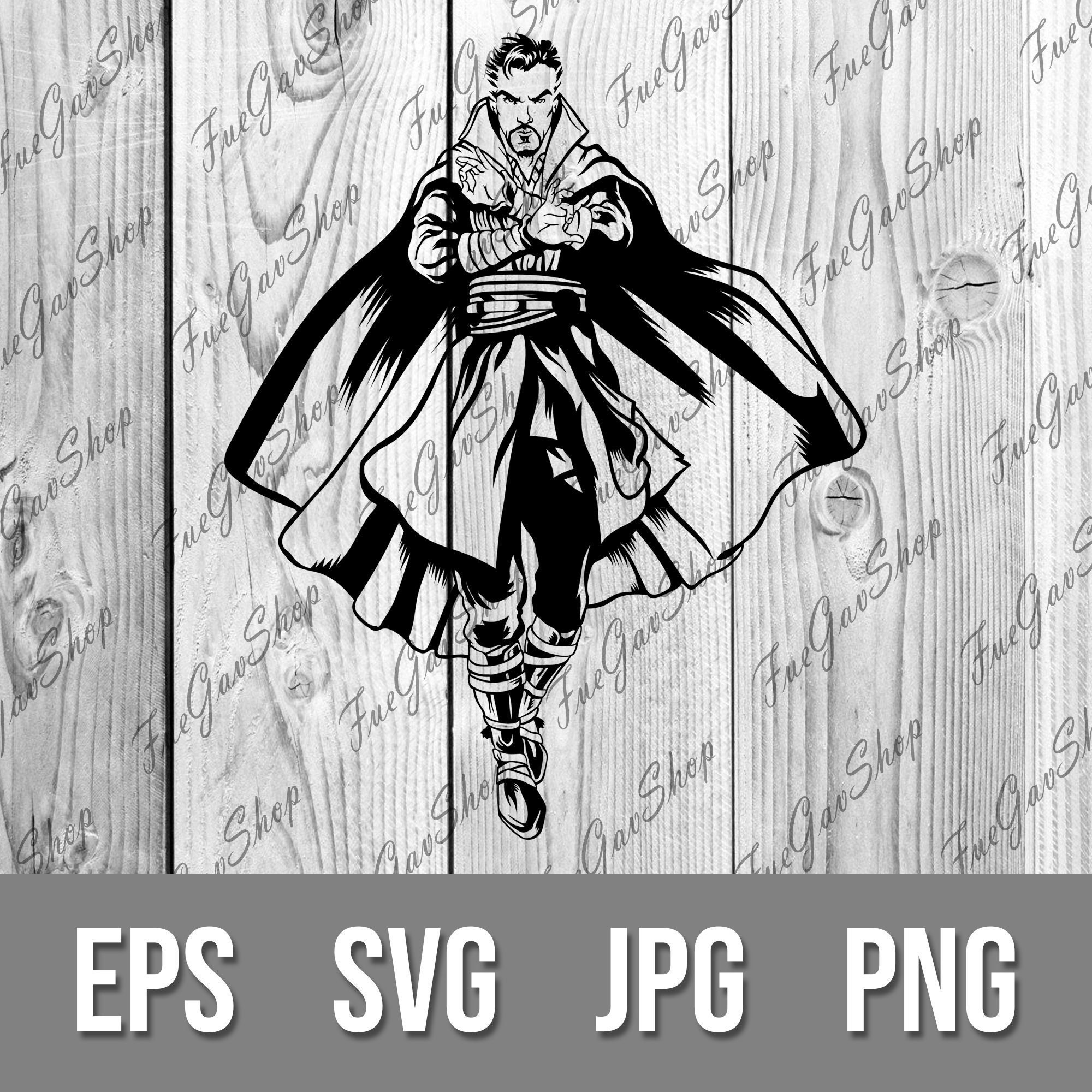 Doctor Strange Vector Digital File SVG Eps Png Jpg - Etsy México