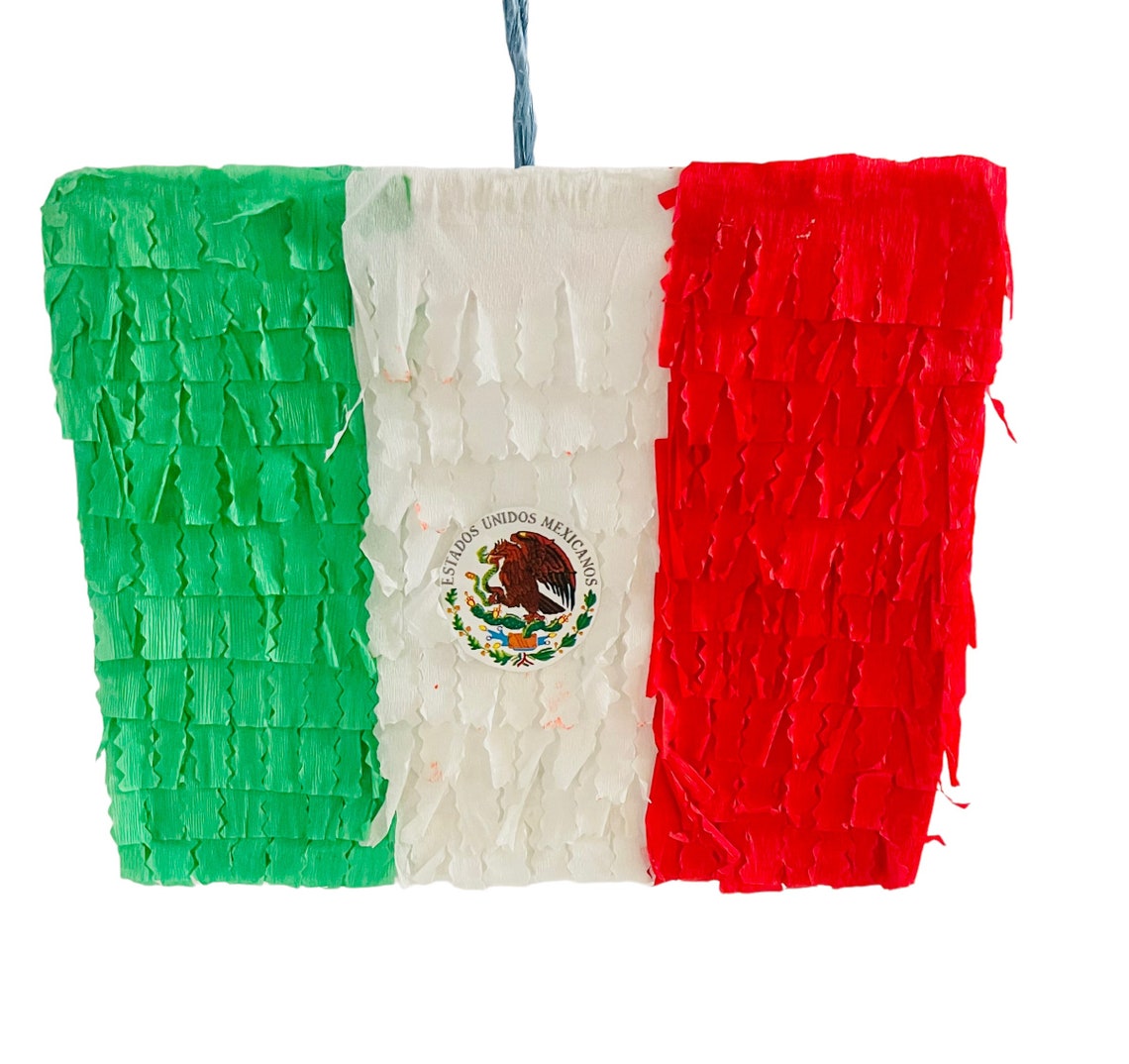 2 Piñatas Mexican Flag Sombrero 2 Piñatas Bandera Mexicana Y - Etsy
