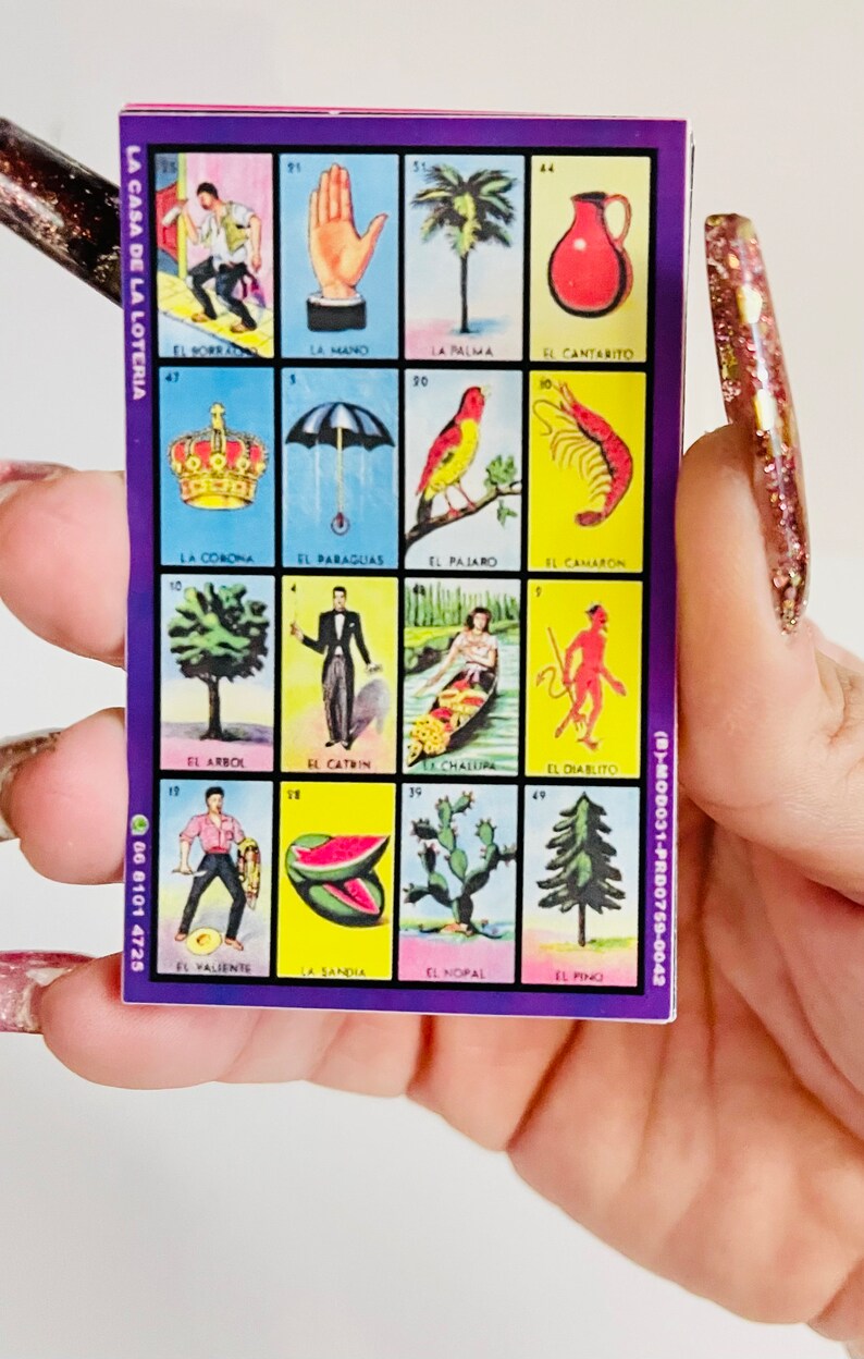 Mini Loteria Cards 3x2 Inches - Etsy