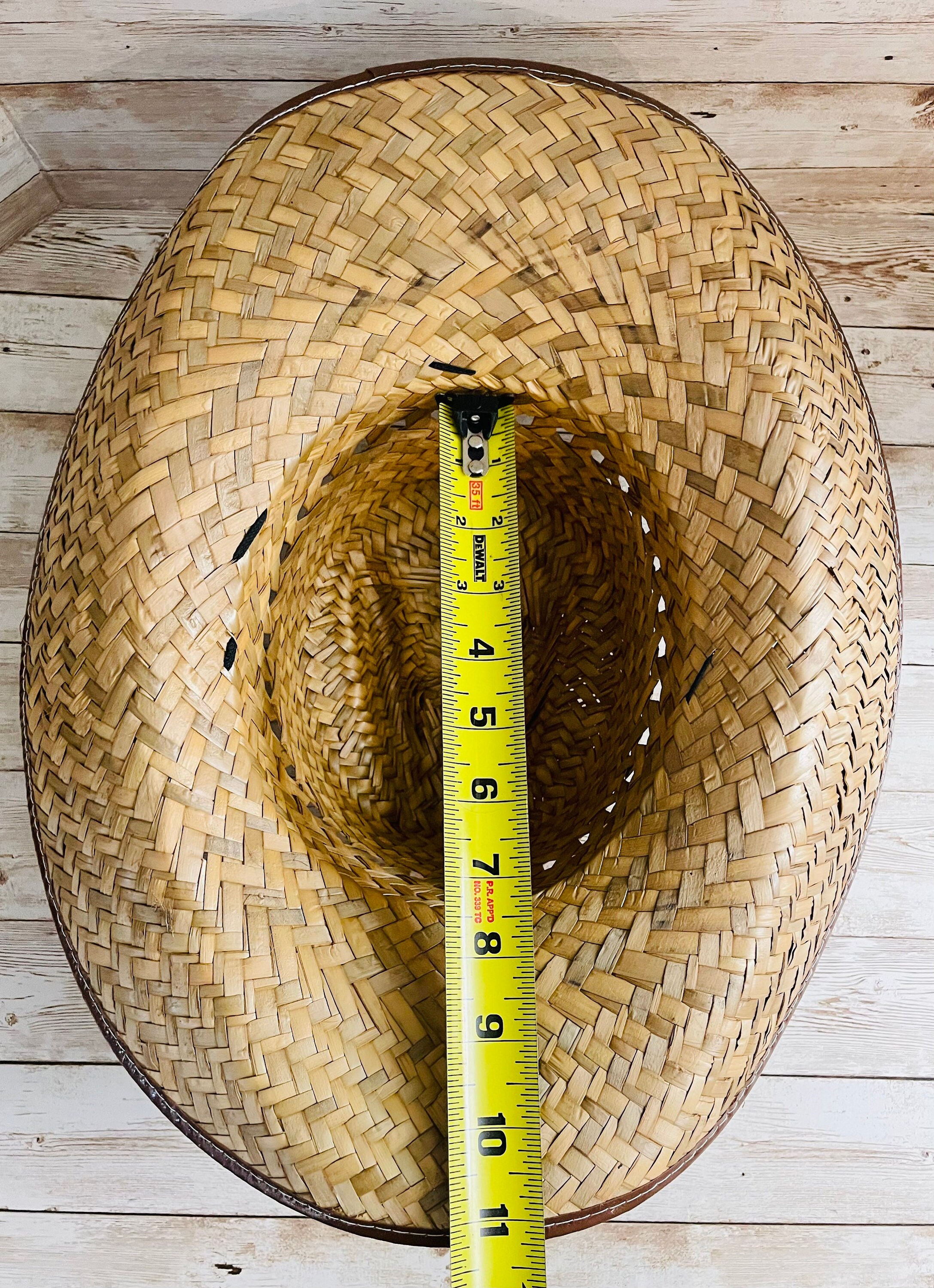 3x Cowboy Mexican Palm Leaf Straw Hat Sombrero Vaquero - Etsy