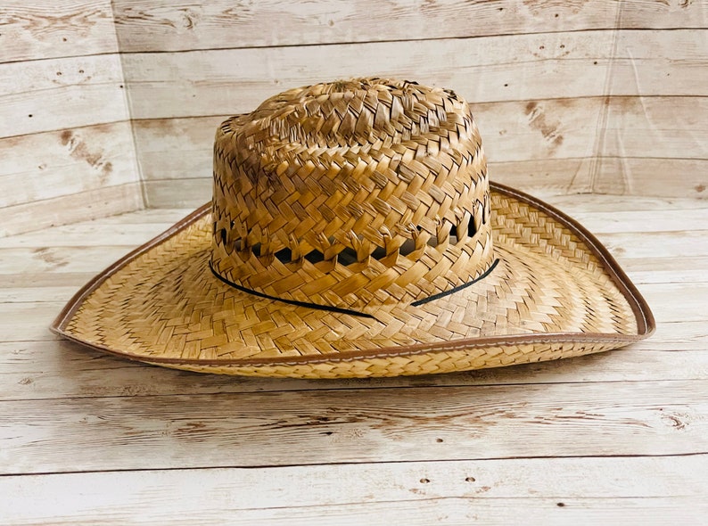 3x Cowboy Mexican Palm Leaf Straw Hat Sombrero Vaquero - Etsy