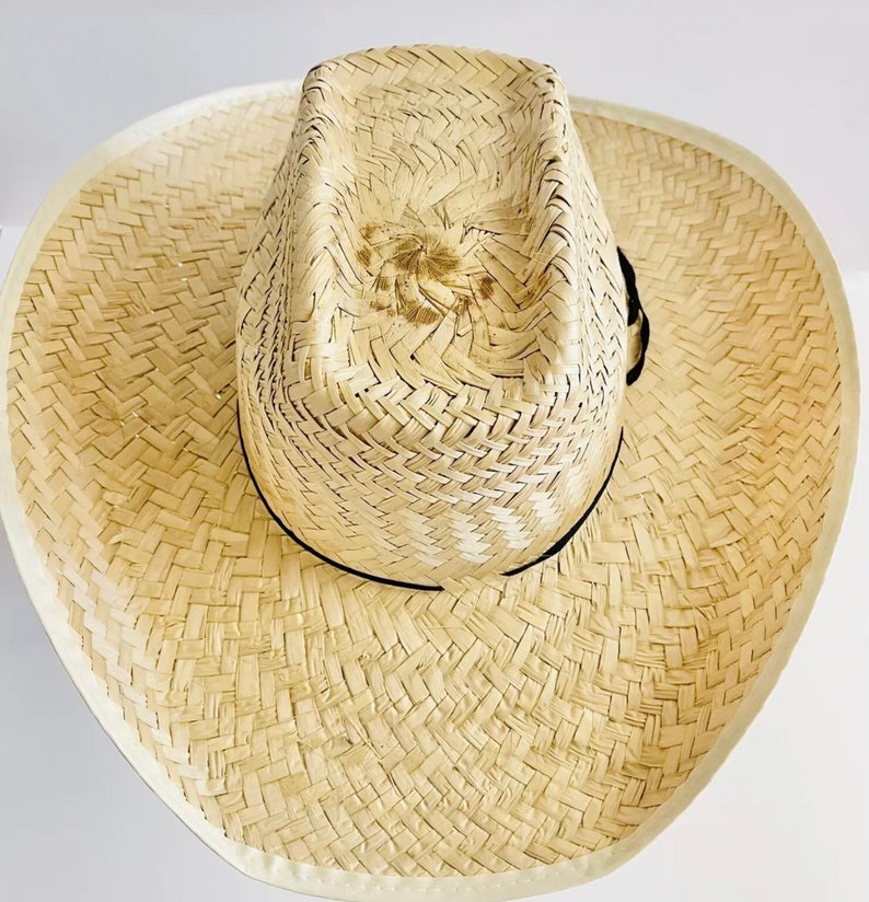 Cowboy Mexican Palm Leaf Straw Hat Sombrero Vaquero Artesanal - Etsy