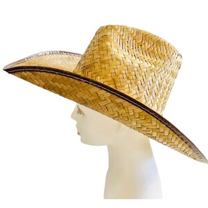 Cowboy Mexican Palm Leaf Straw Hat Sombrero Vaquero Artesanal De Palma ...