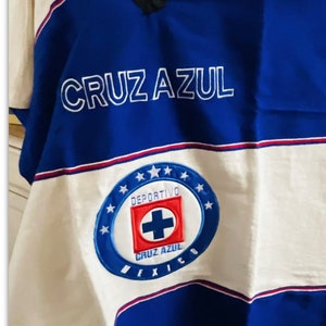 Poncho De Cruz Azul Futbol Mexicano Mexican Poncho Sarape Soccer Hoodie ...