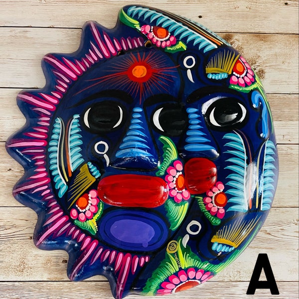 Mexican Pottery Sun Face - Etsy