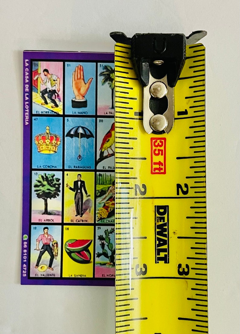 Mini Loteria Cards 3x2 Inches - Etsy