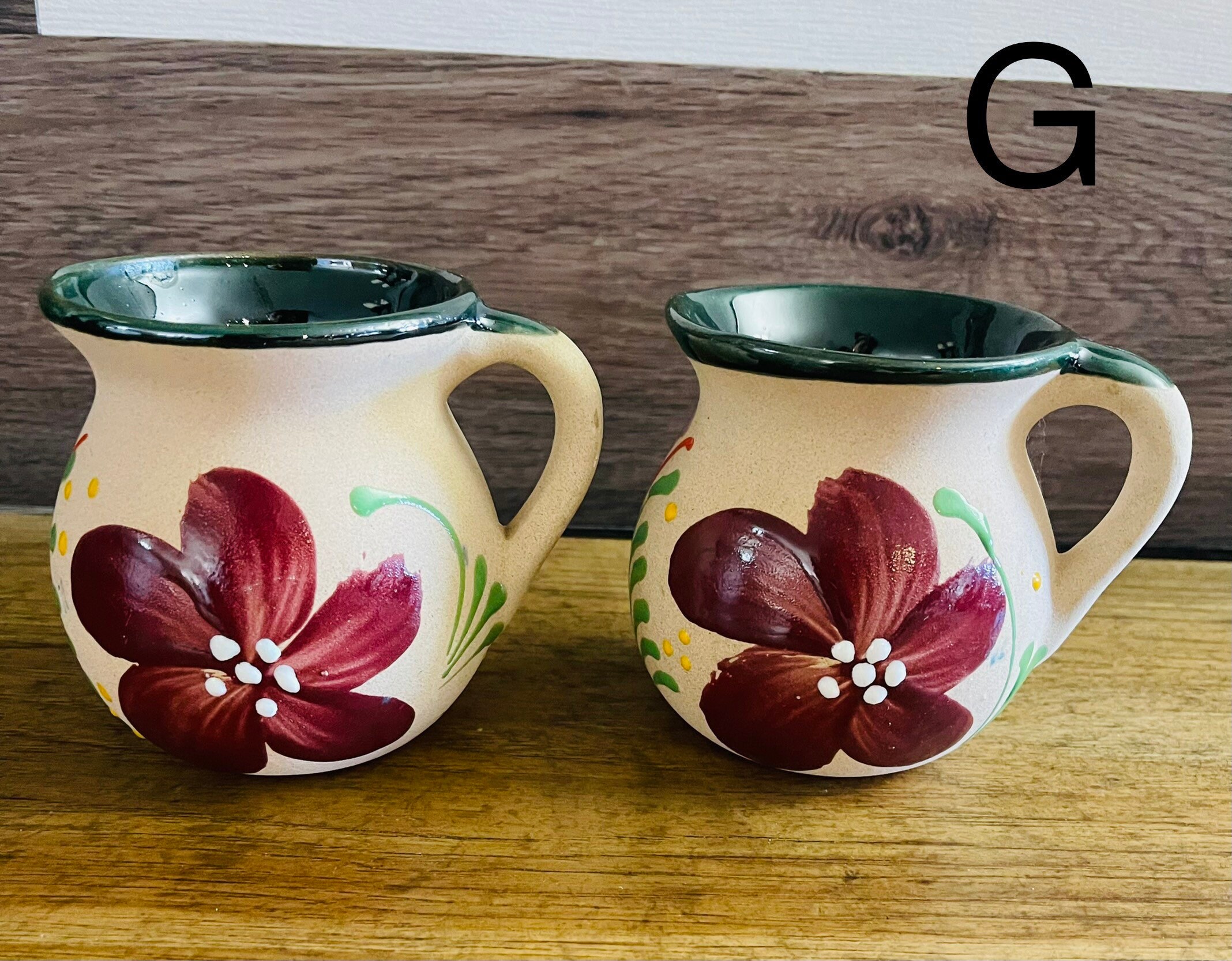 Mexican Pottery Cups Tazas De Barro Mexicanas - Etsy