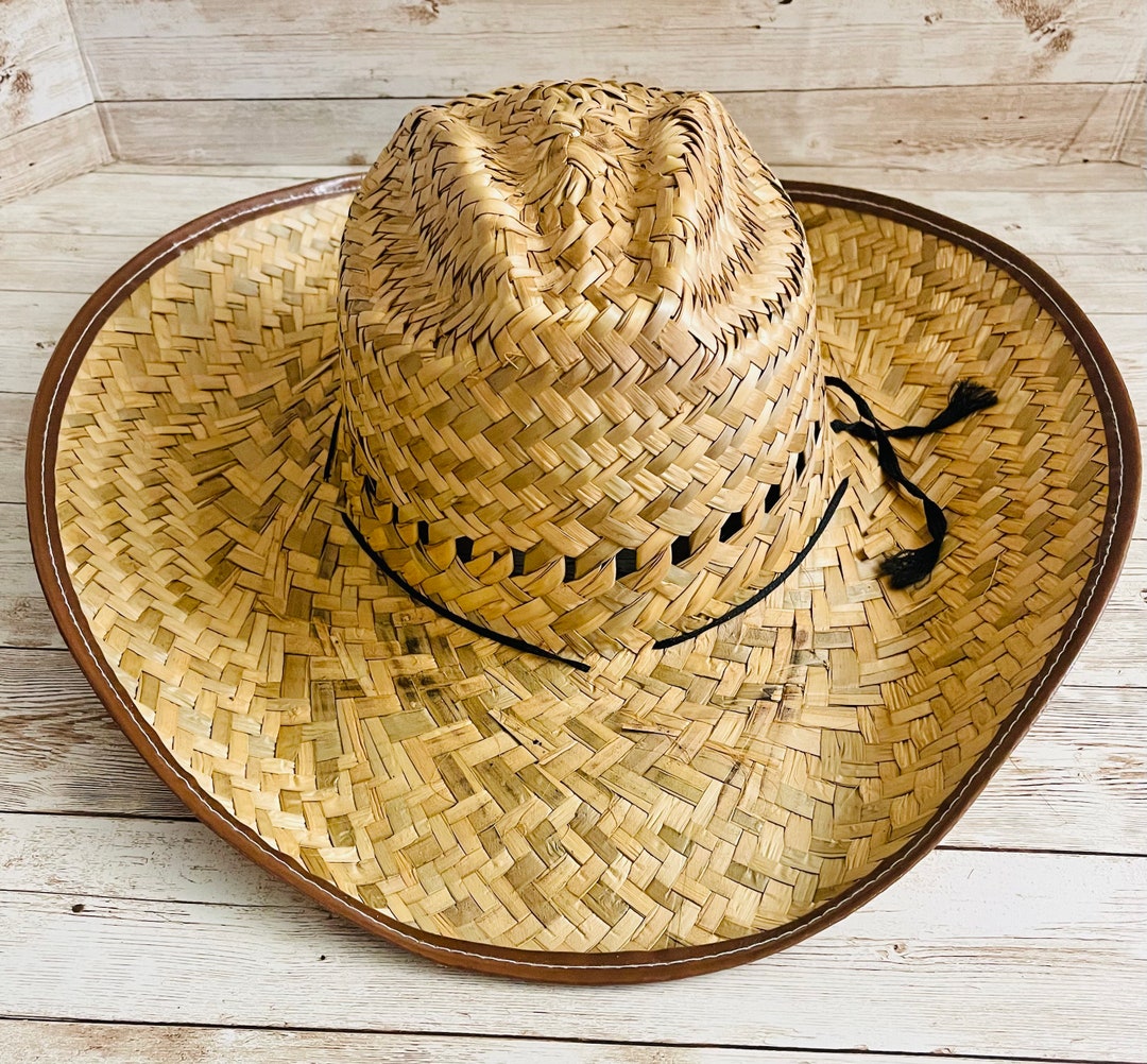 Cowboy Mexican Palm Leaf Straw Hat Sombrero Vaquero Artesanal De Palma ...