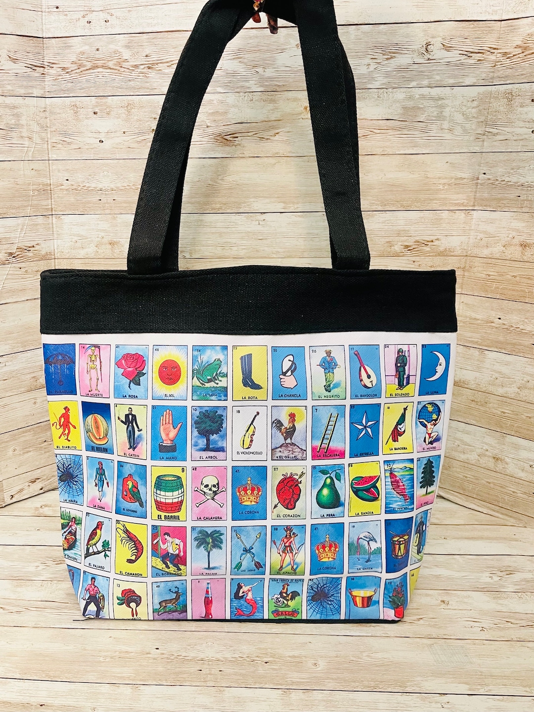 Loteria Tote Bag Bolsa De Loteria Mexicana - Etsy
