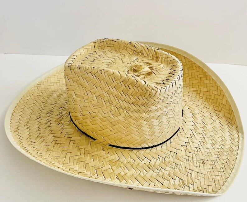Cowboy Mexican Palm Leaf Straw Hat Sombrero Vaquero Artesanal - Etsy