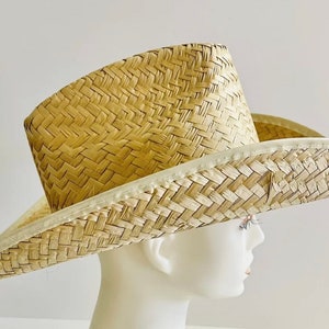 Cowboy Mexican Palm Leaf Straw Hat Sombrero Vaquero Artesanal De Palma ...