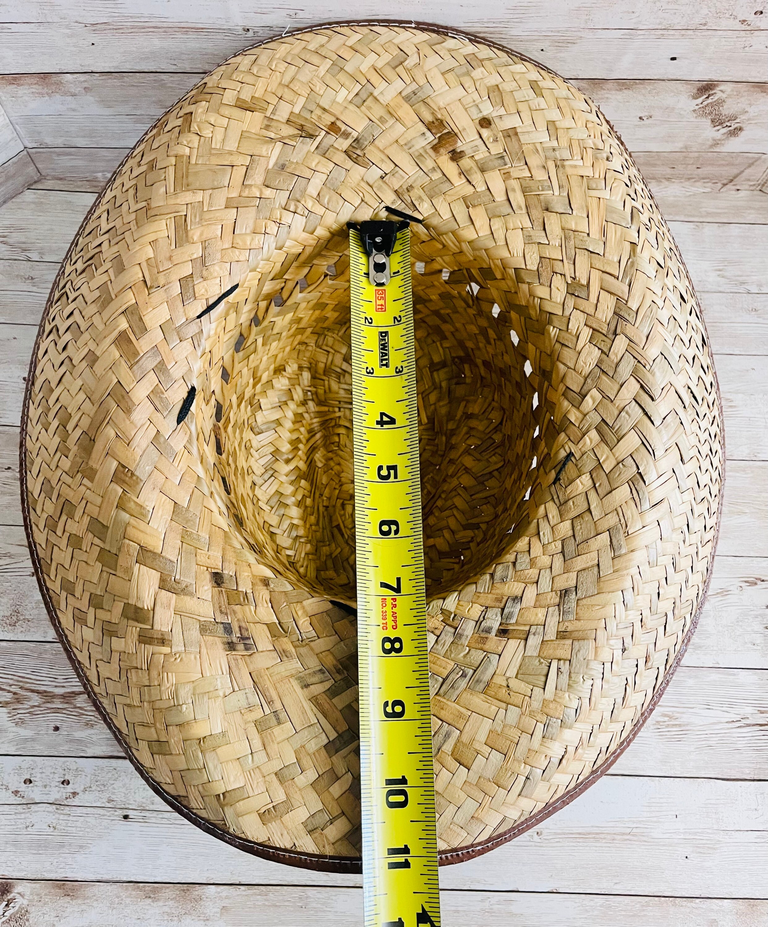 Cowboy Mexican Palm Leaf Straw Hat Sombrero Vaquero Artesanal - Etsy