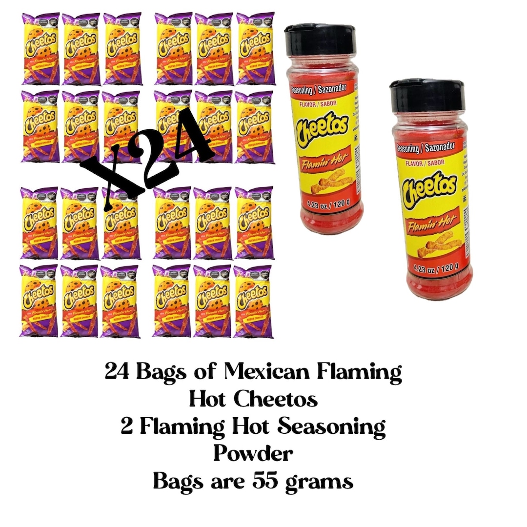 Mexican Flaming Hot Cheetos & Flaming Hot Seasoning Powders Choose Your ...