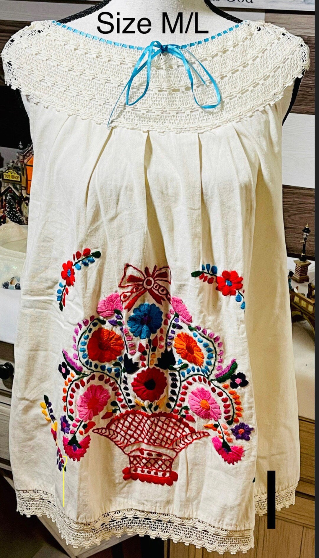 Mexican Embroidered Manta Shirt Camisa Bordada De Manda M/L - Etsy