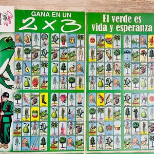 12 Loteria Cards With 3 Preferred Image on Each Card 12 Cartas De ...
