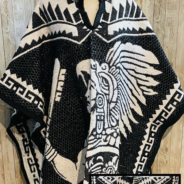 Aztec Poncho - Etsy