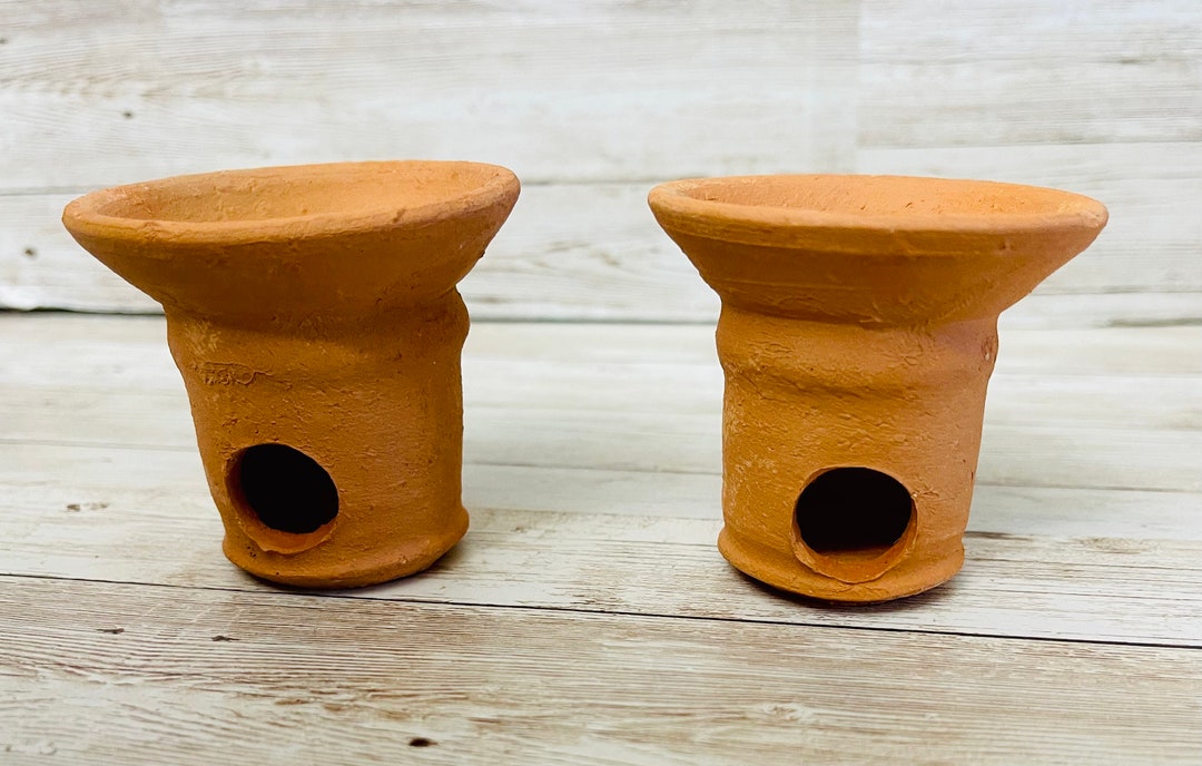 Anafre De Barro Mexicano Chico Small Mexican Clay Incense Burner Day of ...