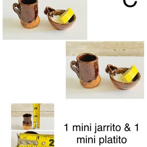 Mini Cantaritos for Tequila Shots With Mini Plates Mini Tequileros Y ...