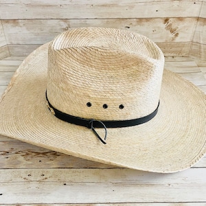 Cowboy Mexican Palm Leaf Straw Hat Sombrero Vaquero Artesanal De Palma ...