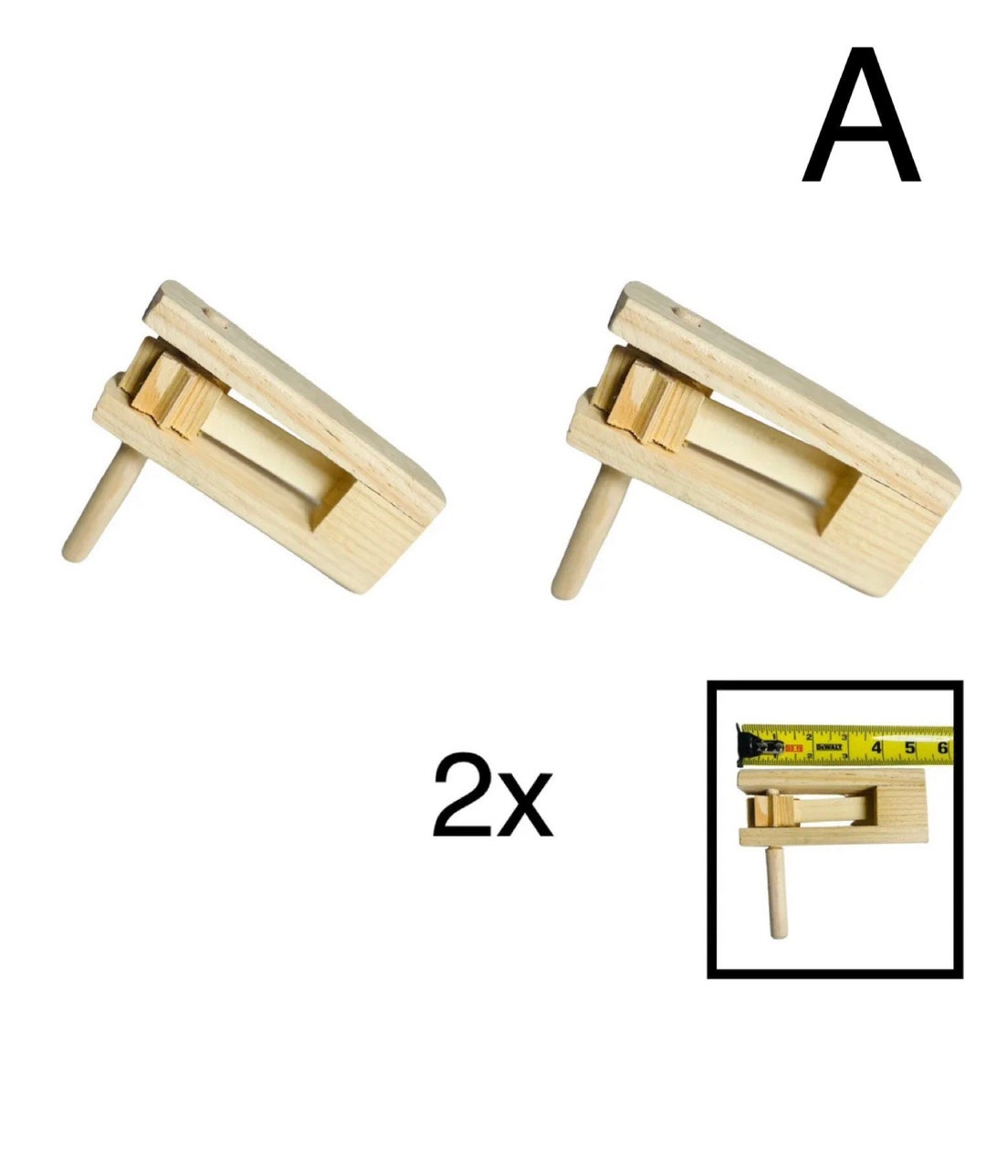 Matracas Mexicana Mexican Wooden Noisemaker Grogger, Matraca Loud 5 and ...