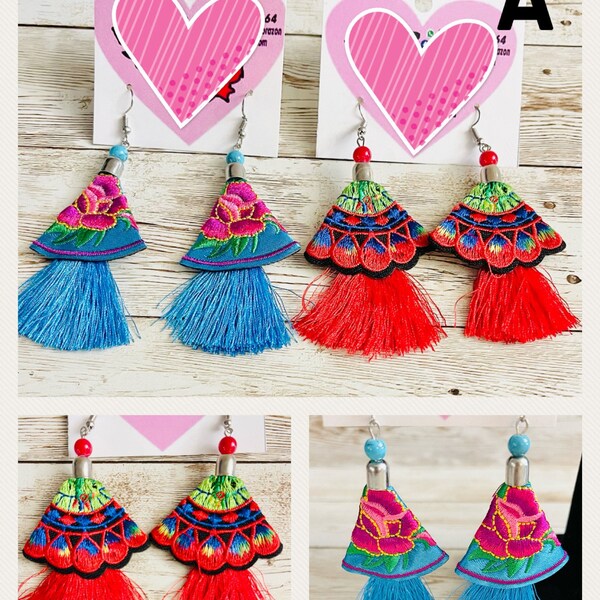 Aretes Artesanales Mexicanos - Etsy