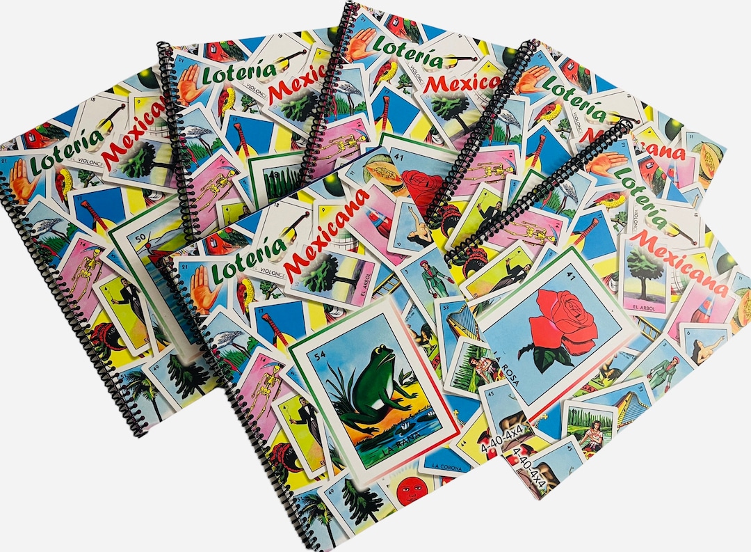 Libros de Loteria de 32, 40, 48 y 80 Cartas Libros de Loteria Mexicana ...
