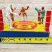 Mexican Lucha Libre Toy Wrestler Fighting Ring With 4 Luchadores Ring ...