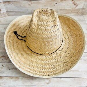 Cowboy Mexican Palm Leaf Straw Hat Sombrero Vaquero Artesanal De Palma ...